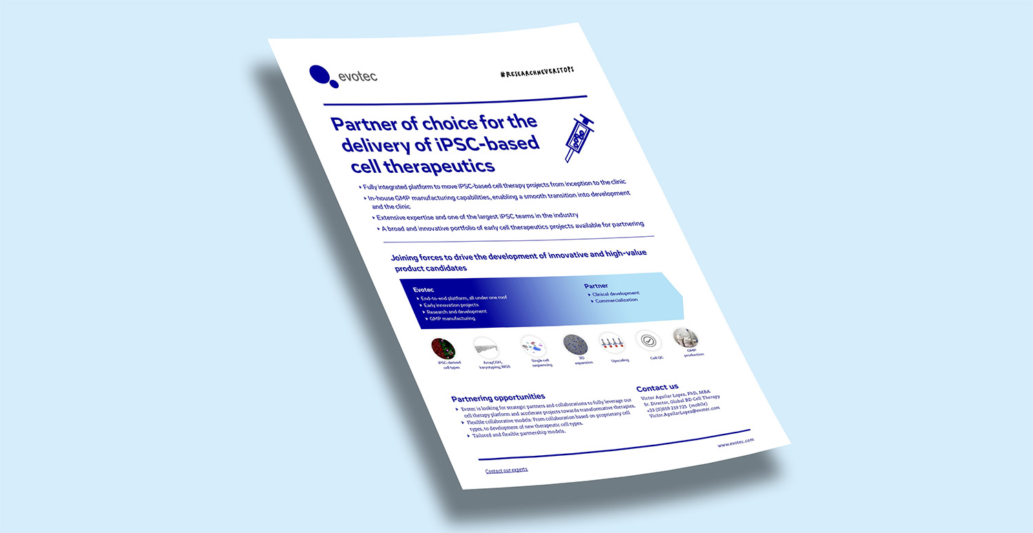 iPSC-based Cell Therapy Fact Sheet
