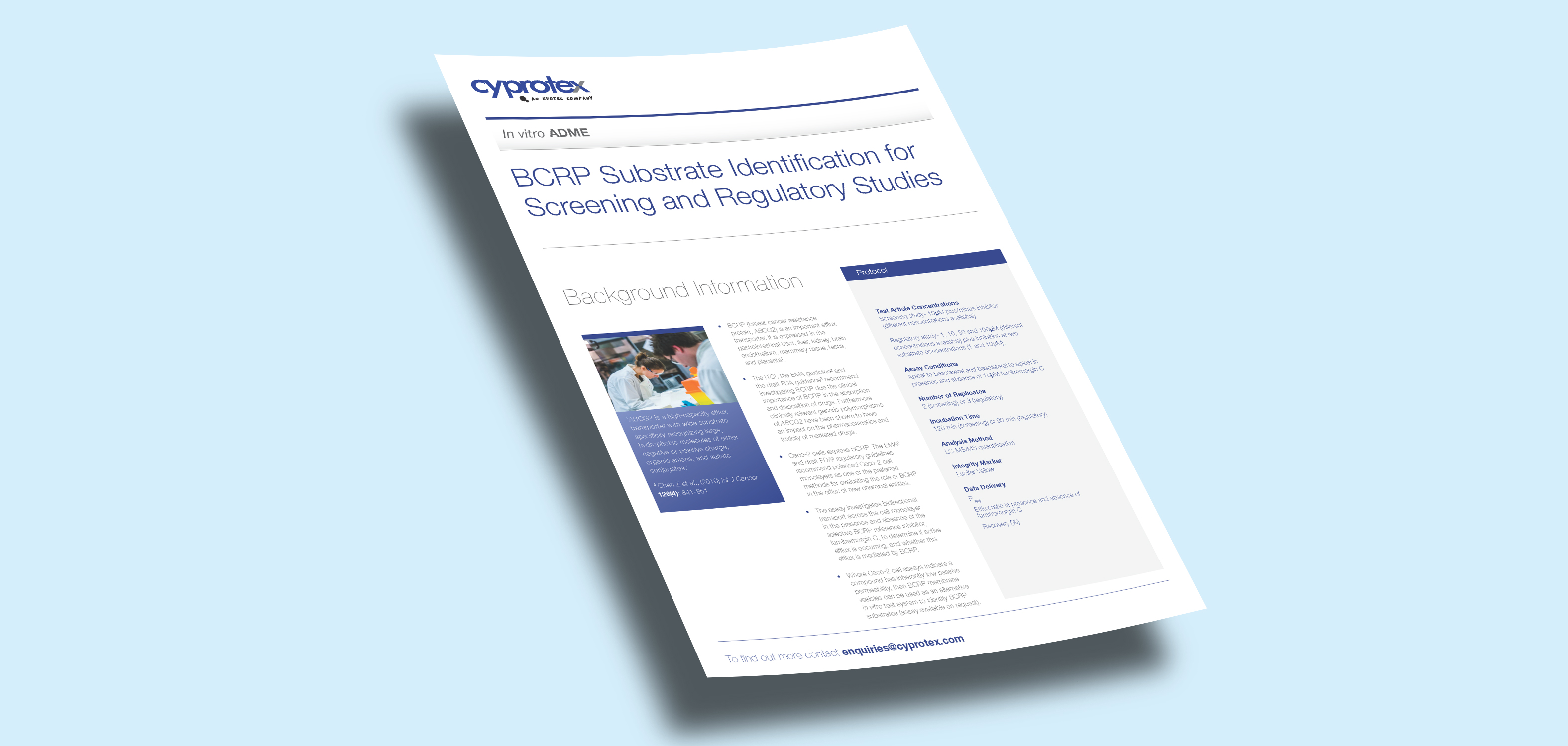 Breast Cancer Resistance Protein Substrate Identification Fact Sheet