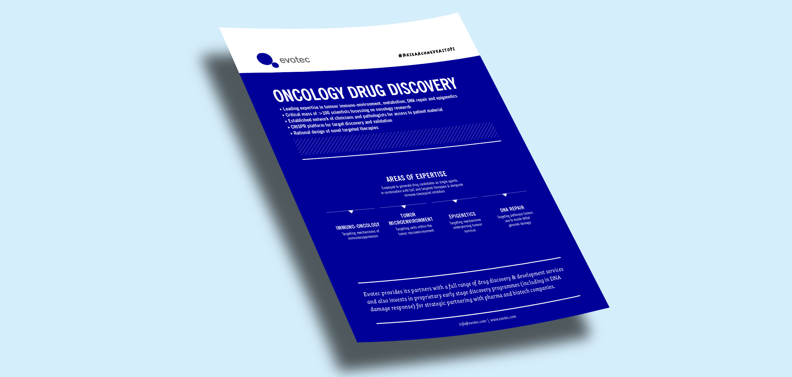 Oncology Drug Discovery Fact Sheet