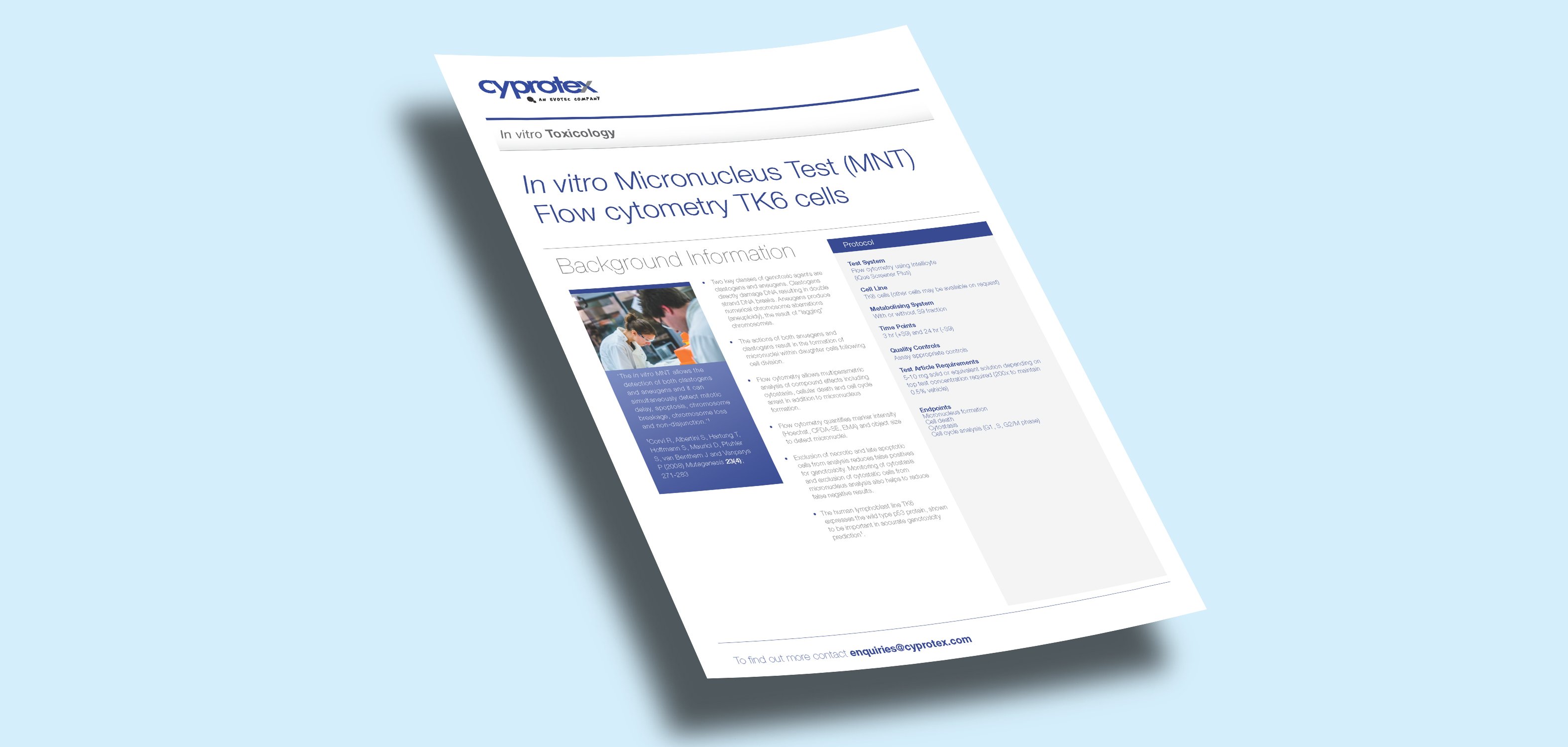 In vitro Flow Cytometry Micronucleus Test Fact Sheet