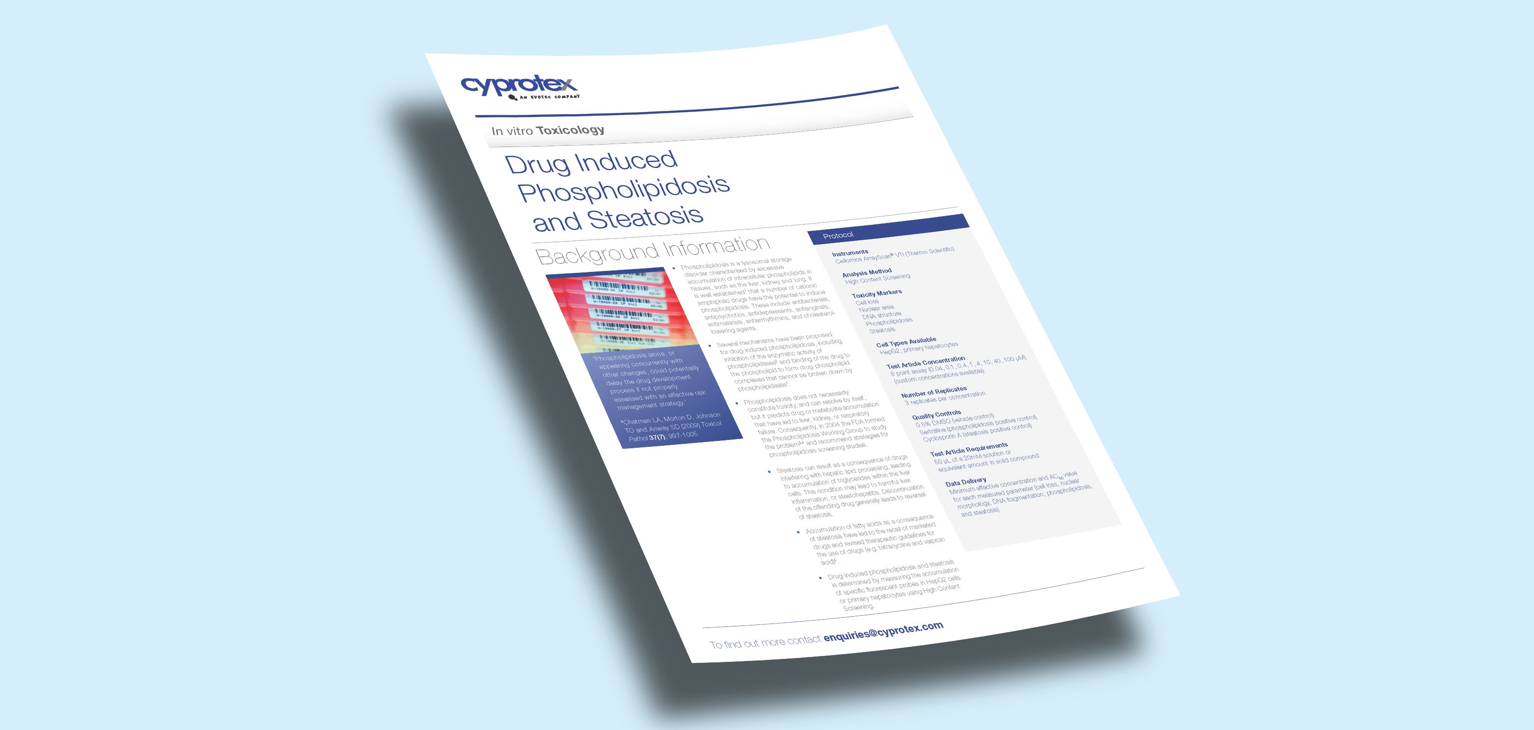 Phospholipidosis and Steatosis Fact Sheet