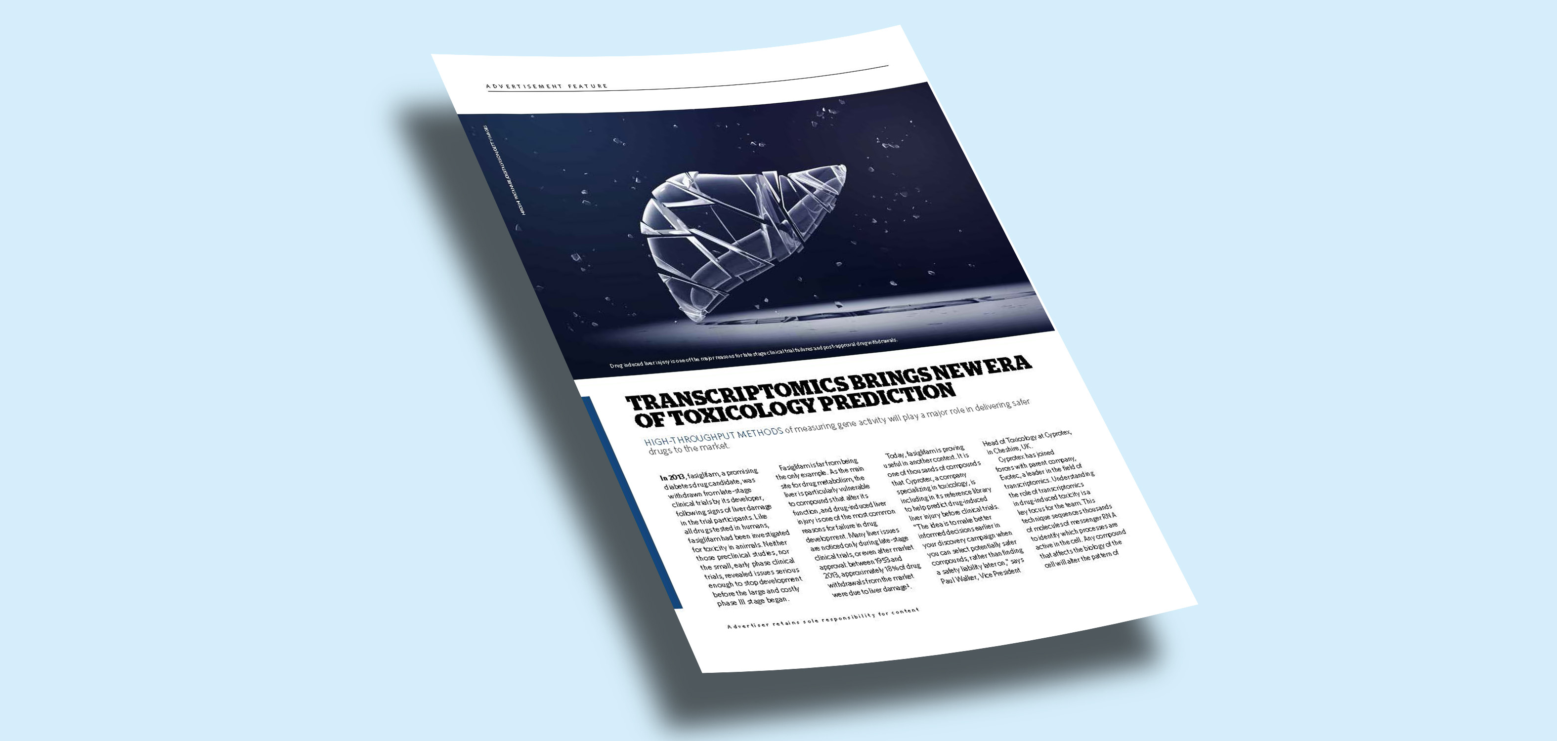 Transcriptomics Brings New Era of Toxicology Prediction